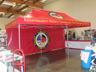 Fire Department Tents - Tents with Graphics