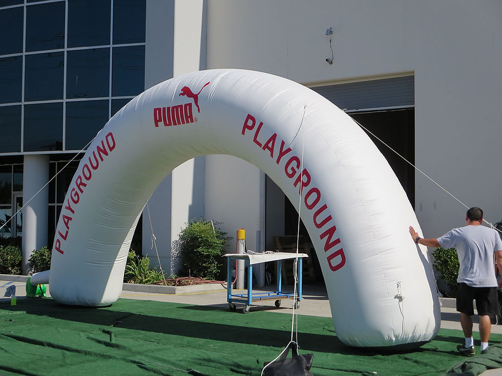Custom Round Inflatable Arch Puma