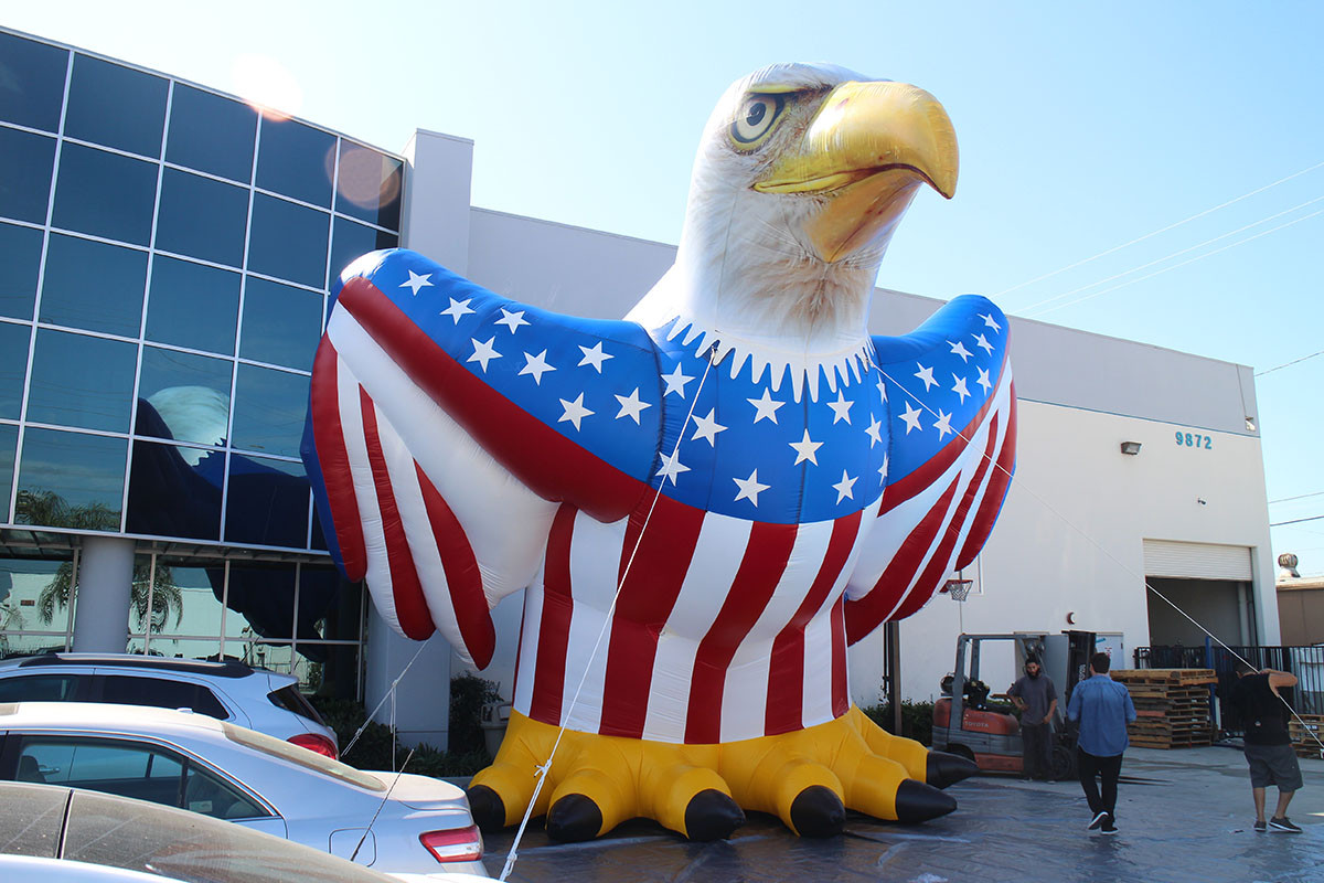 Giant Inflatable Bald Eagles