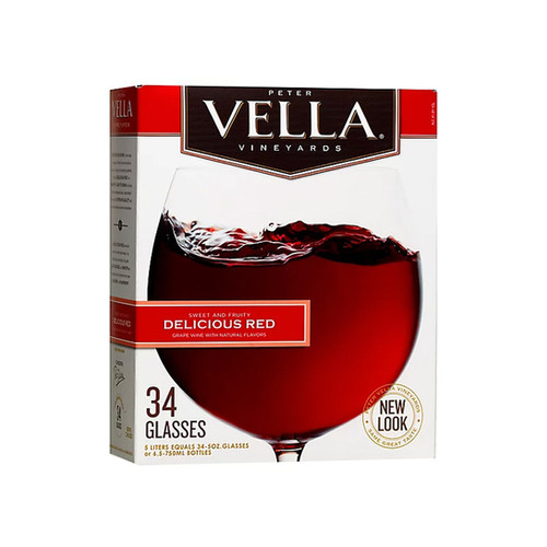 Peter Vella Delicious Red 5L Bag In Box | Friendly Fine Wine
