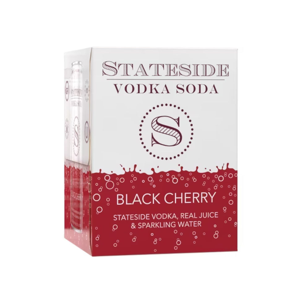Stateside RTD Vodka Soda Black Cherry 8pk - 12oz can | Friendly Fine Wine