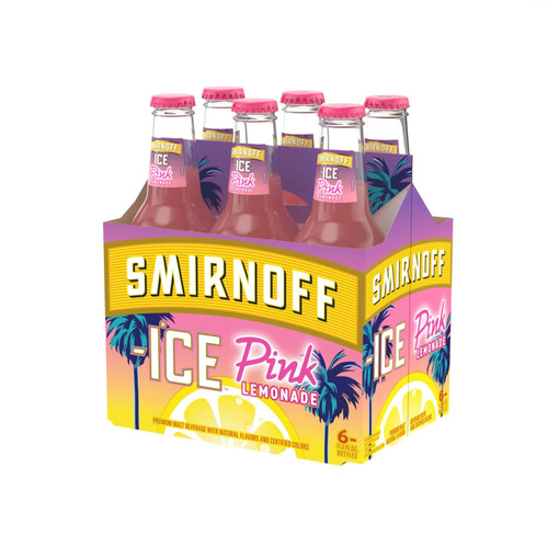 Smirnoff Ice Pink Lemonade 6pk - 12oz btl | Friendly Fine Wine