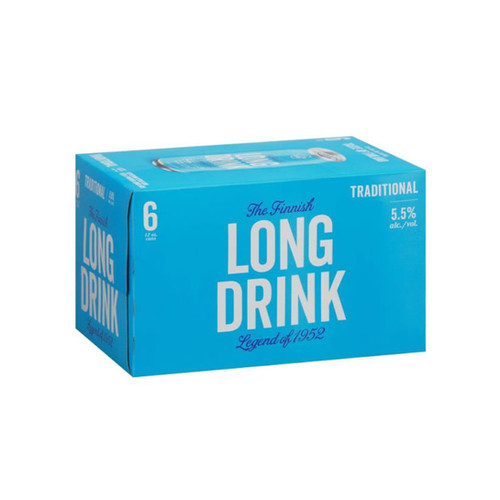 Long Drink Traditional Citrus 6pk - 12oz can | Friendly Fine Wine