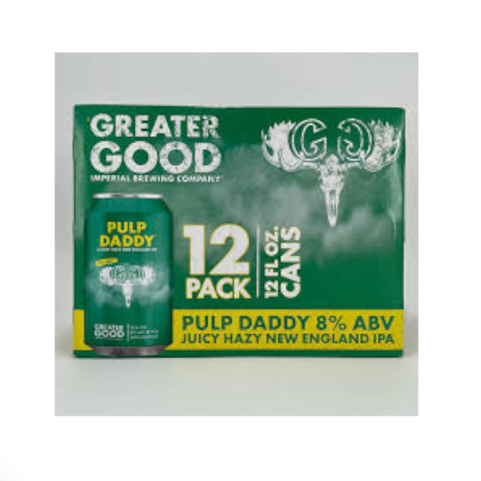 Greater Good Pulp Daddy 12pk - 12oz can | Friendly Fine Wine