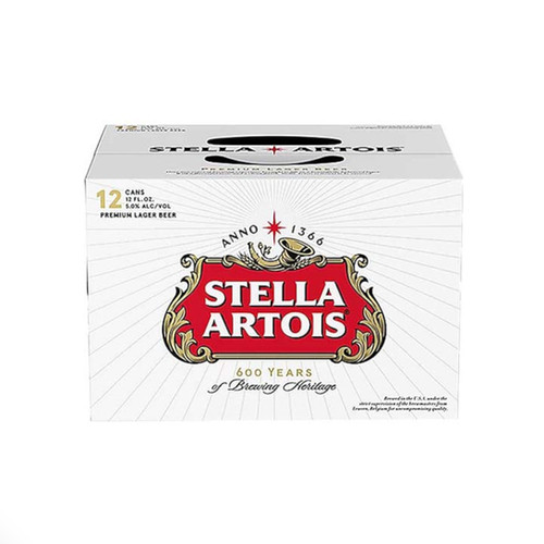 Stella Artois 12pk - 12oz can | Friendly Fine Wine