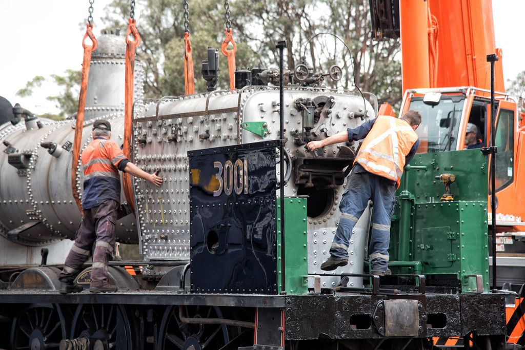 Locomotive 3801 returns to NSW Rail Museum