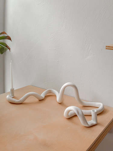 cursive candles - large | stone + sparrow