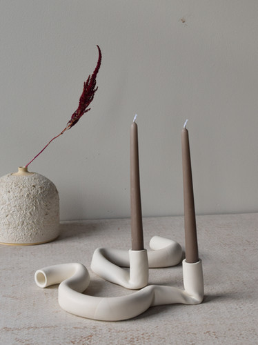 chunky cursive candles | stone + sparrow