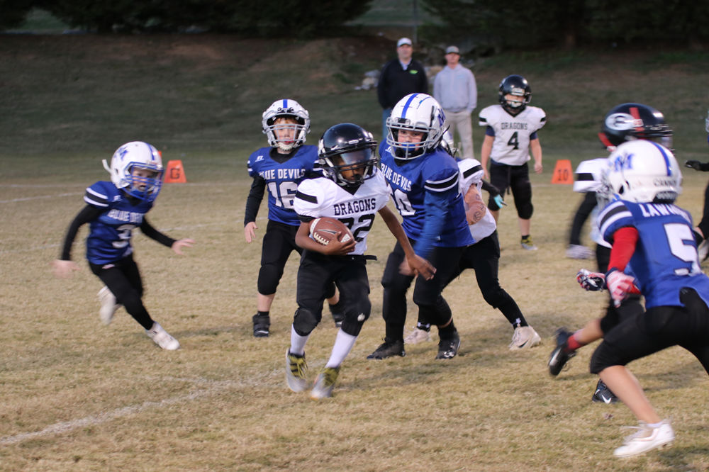 Blue Devils, Dragons Black Face Off in Junior Pee Wee Finals