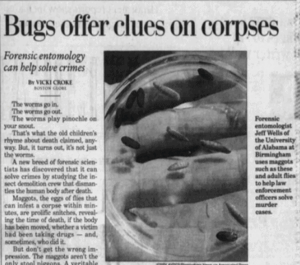 Forensic Entomology in Canada: How Bugs Solve Crime