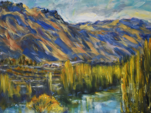 near clyde dam SOLD | nigel-wilson-artist