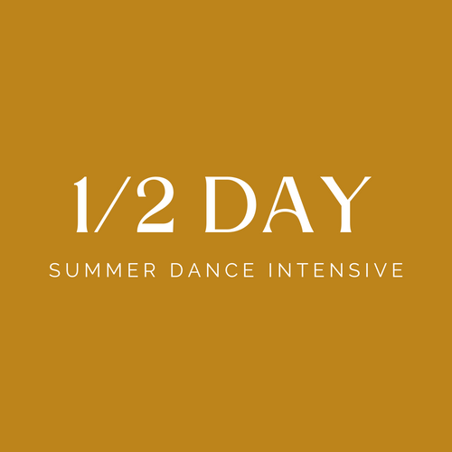 Half Day Summer Dance Intensive Registration | My Site