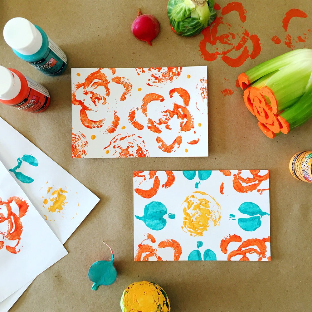 Making Food Art Prints | Climate Kids Connects: Food