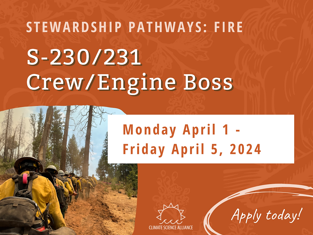 Applications Open for S-230/231 Crew/Engine Boss Training!