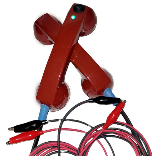 Richway Continuity Loop Phone Set®- Crimson Red Loop Check Phone