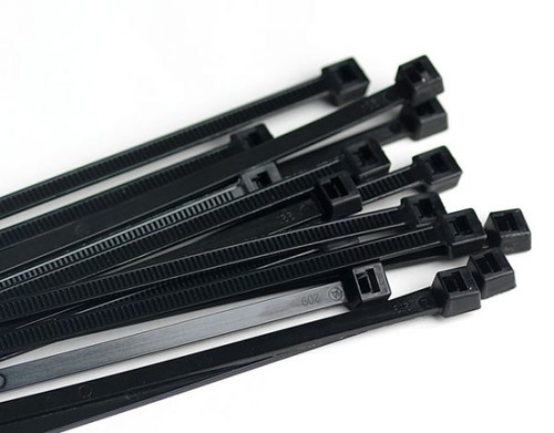 Windscreen Ty Wraps (100) HD, 120 lb. test | white line sports