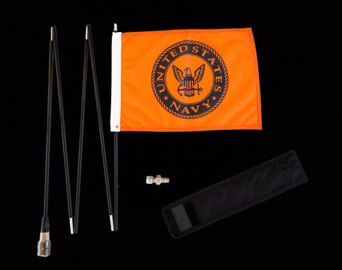 Navy Handy Flag Kit - Long 103" | Handy Flag