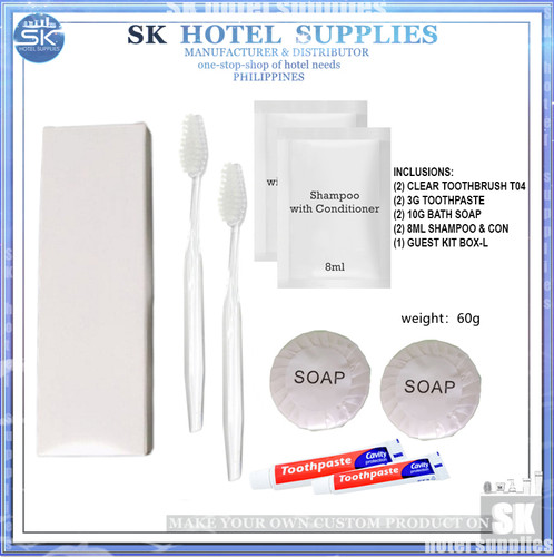 300 sets DOUBLE GUEST KIT #2 (for 2 persons) | SK HOTEL SUPPLIES