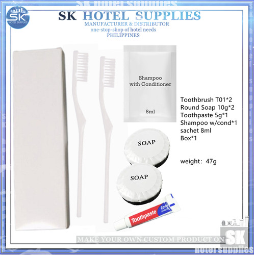 300 sets DOUBLE GUEST KIT#1 (for 2 persons) | SK HOTEL SUPPLIES