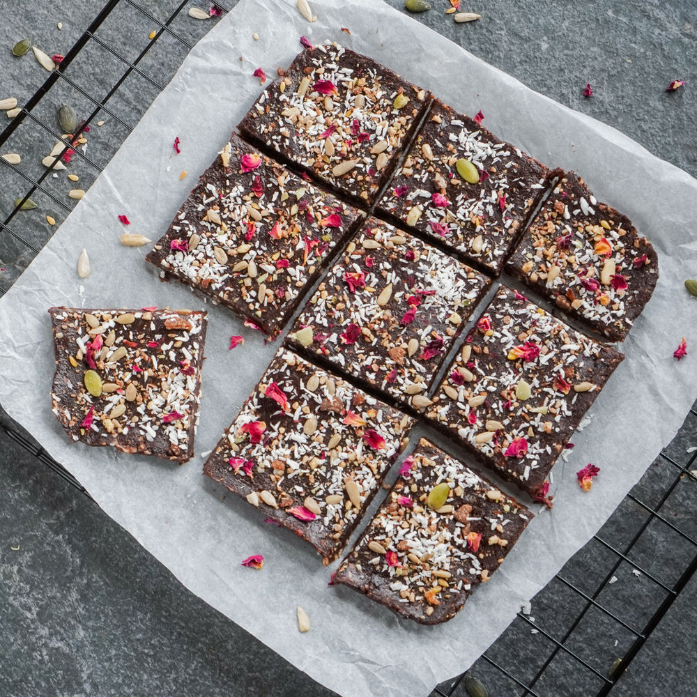 Chocolate Seed Slices