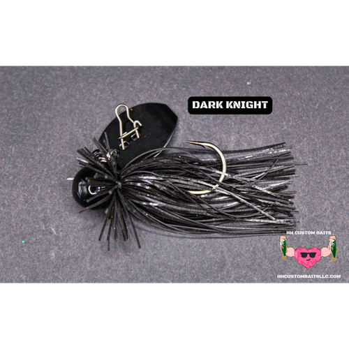 "DARK KNIGHT" KOOSHBALL MICRO PWR BLADE | HH Custom Baits LLC
