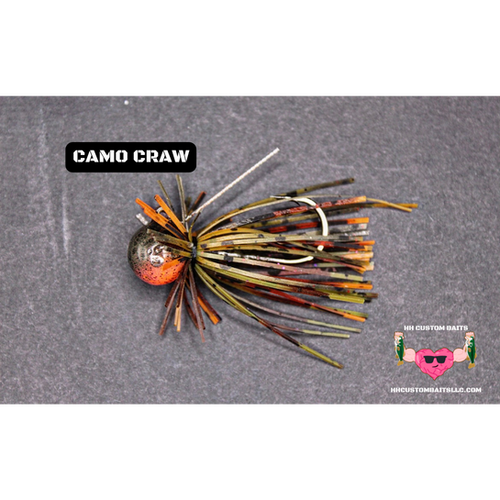 "CAMO CRAW" KOOSHBALL MICRO PWR JIG | HH Custom Baits LLC