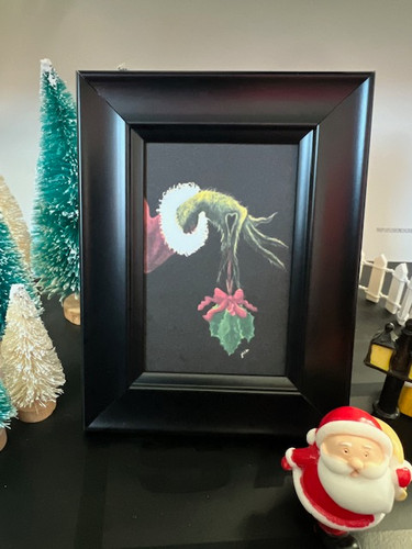 Grinch Mistletoe Mini Print | Jody's Site