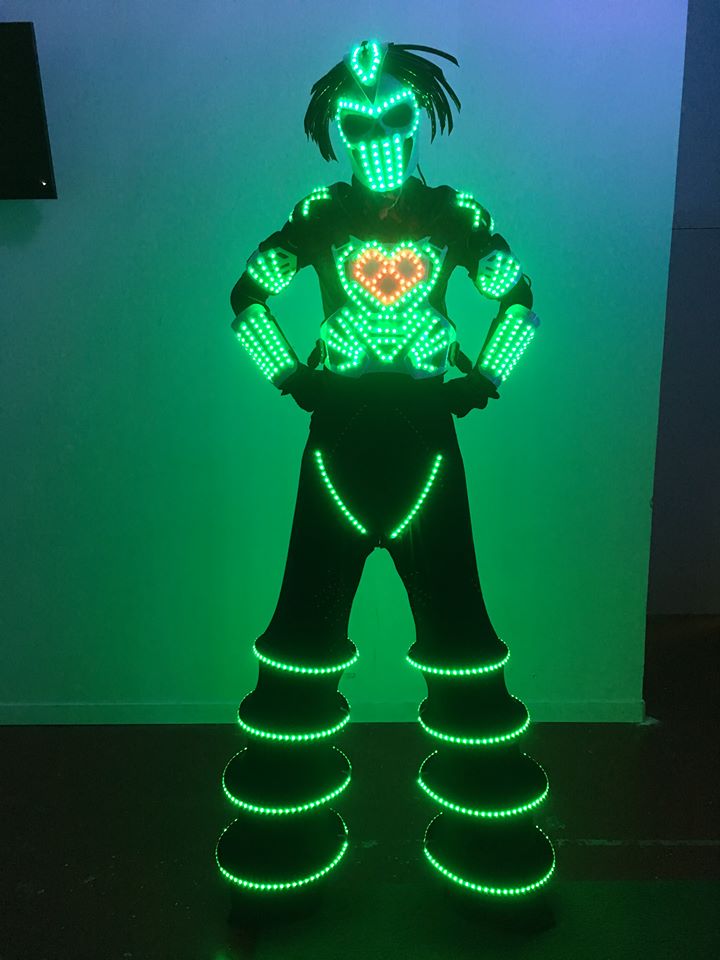 Robot Lumineux pour Soirée - AnimationEvenement.com
