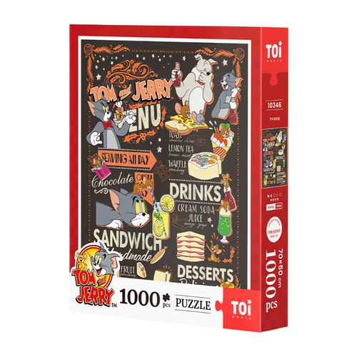 Tom and Jerry - Tea Time | TOI | 1000 Piece Puzzle | Jigsaw Puzzle ...