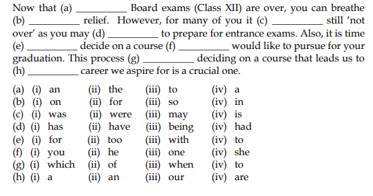 Integrated Grammar Worksheet 7