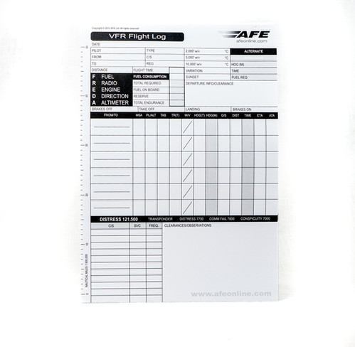 VFR Flight Log Sheets | mainair
