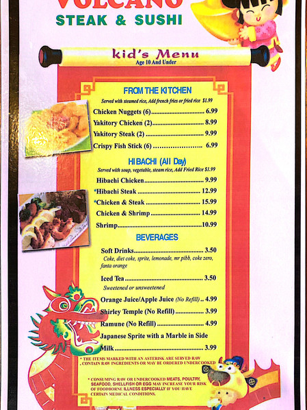 Volcano @ Hiram | Volcano Steak&Sushi