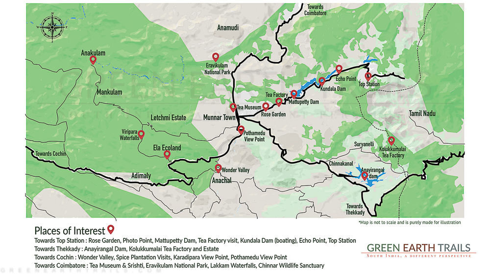 How to plan your sightseeing tour of Munnar