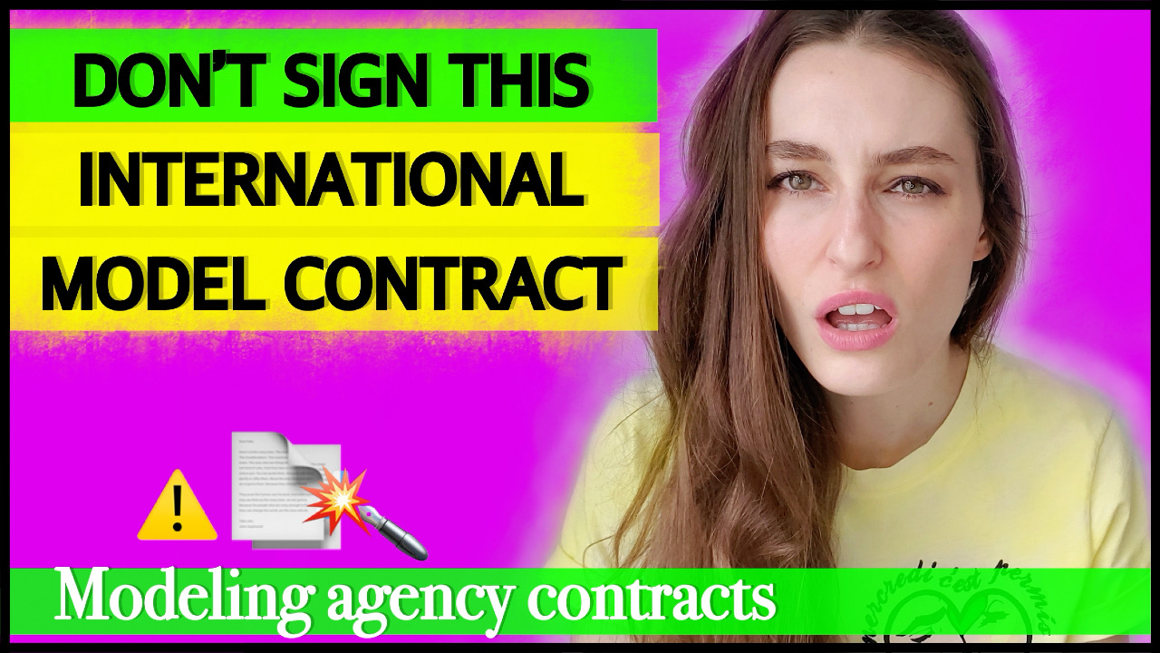 International model contract | MODELING AGENCY CONTRACT | How to get ...
