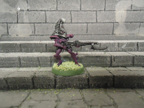 warhammer 40K dark eldar warrior with splinter rifle concept unreleased ...