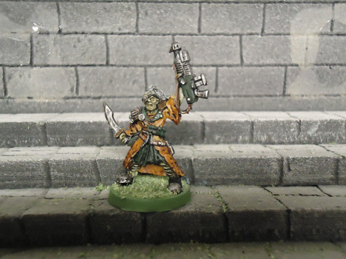 unreleased scavvy confrontation ganger autogun/knife warhammer 40K ...