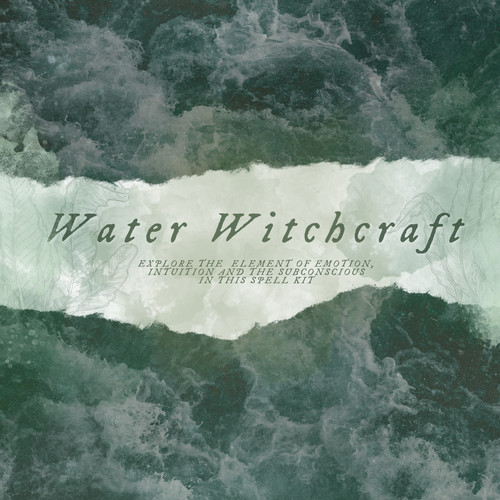 Water Witchcraft Kit: witchcraft supply, beginner altar ritual tools