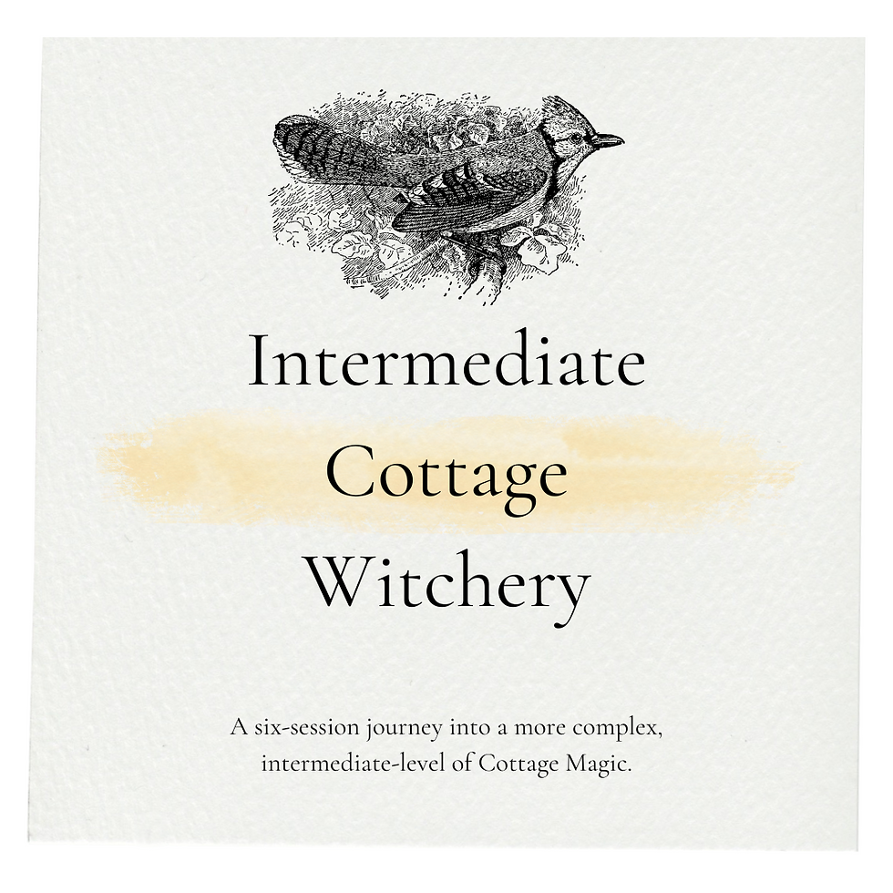 Cottage Witchery 2: A Six-Session Intermediate Course | The Tiny Cauldron