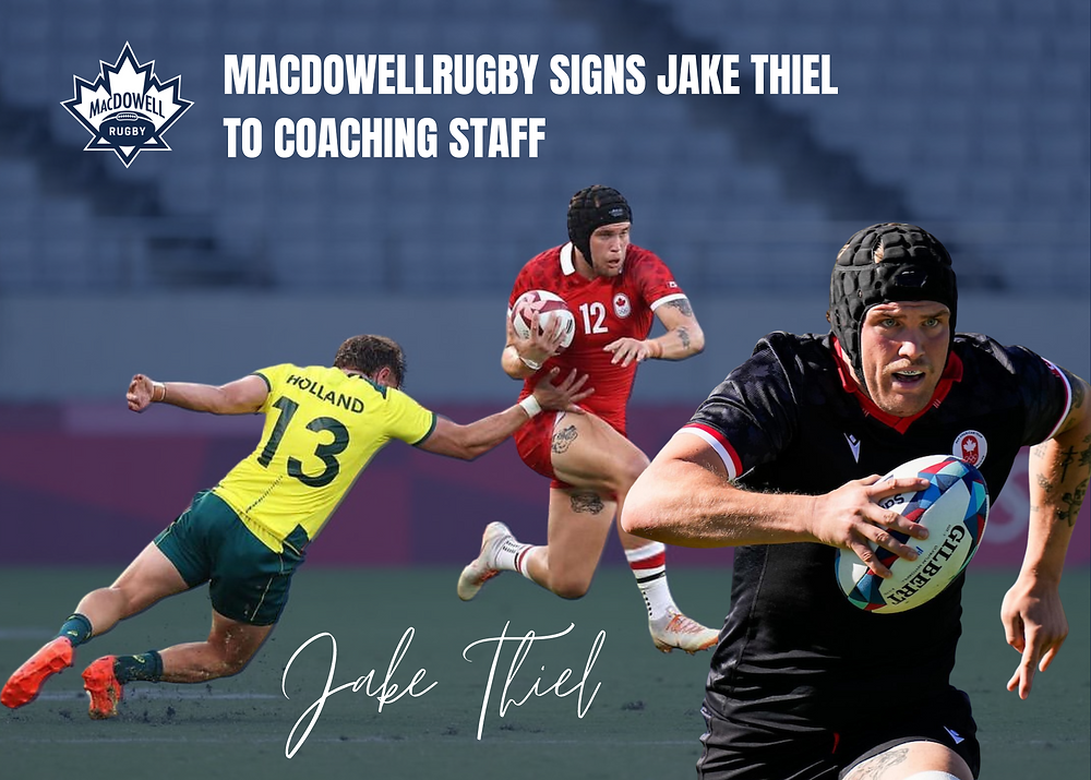 MARCH 2024 - FOR IMMEDIATE RELEASE MACDOWELLRUGBY Signs Canadian Rugby ...