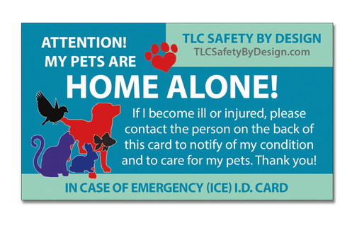 DOG EMERGENCY PET CARD - in case of emergency - contact