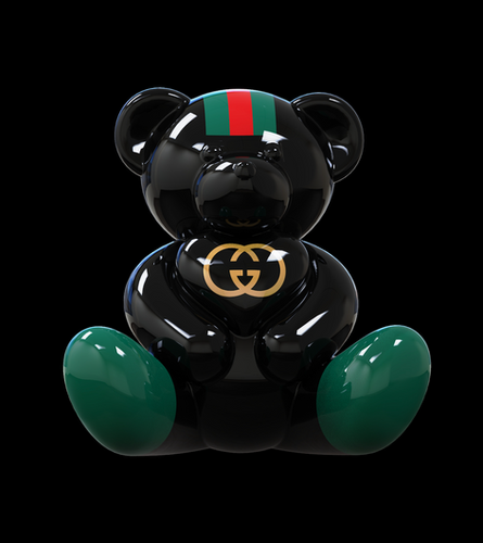 Gacko Bear Love pop art Gucci | GACKOART