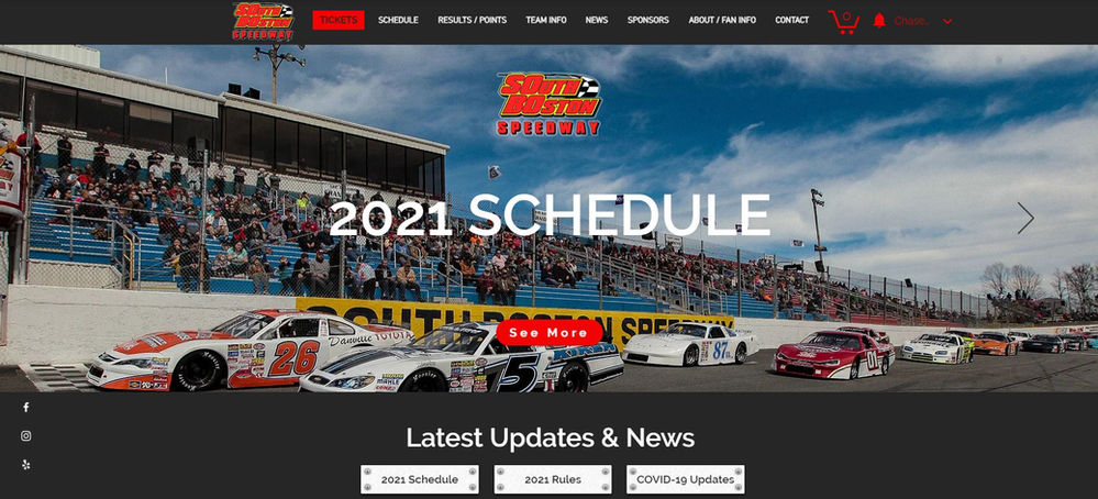 South Boston Speedway launches new website