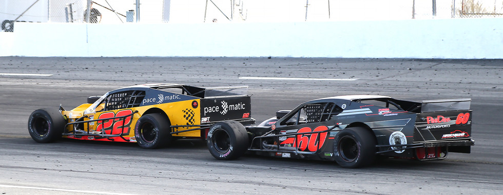 Matt Hirschman outlasts Jonathan Brown to win SMART Modified Tour race ...