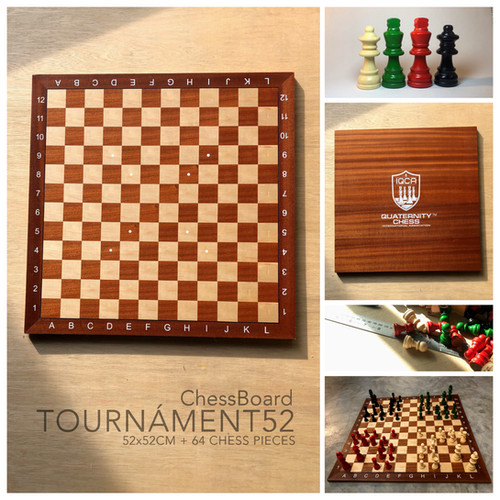 TOURNAMENT52 / TABLERO de AJEDREZ52 | Quaternity Chess