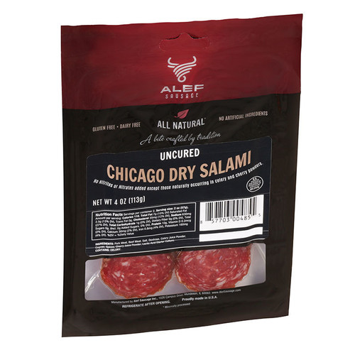Chicago Dry Salami - Beef and Pork (Alef) | Malley Farms