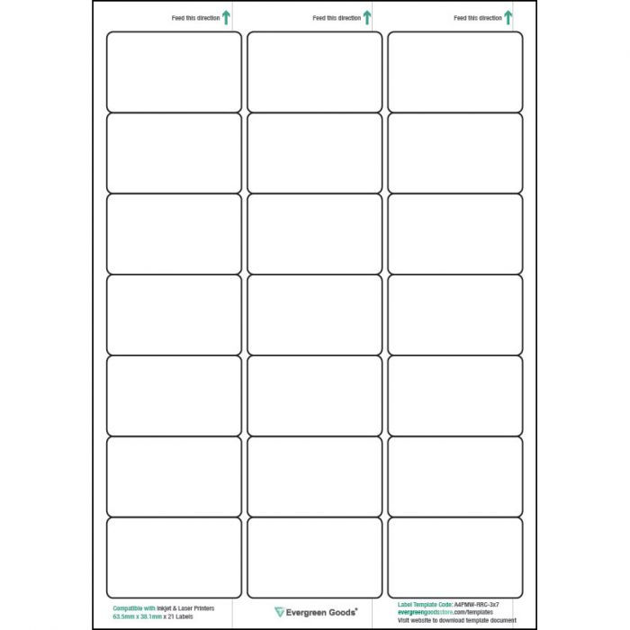 Pre-Cut Multi Labels | Evergreen Goods