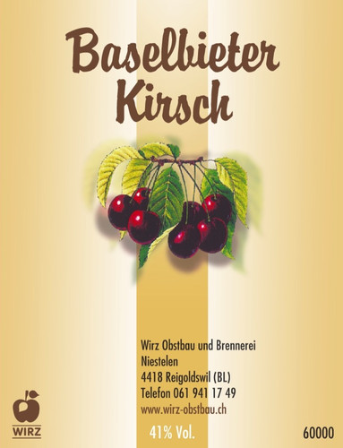 Baselbieter - Kirsch | Wirz Brennerei