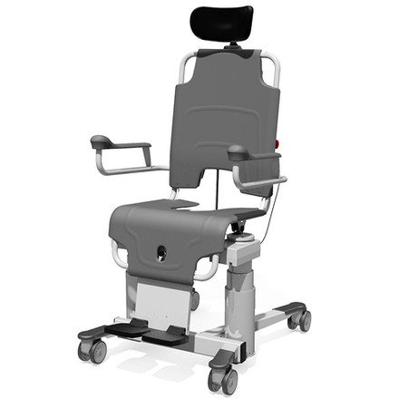 Tilt in Space, Powered Shower Chair with Arm Rests