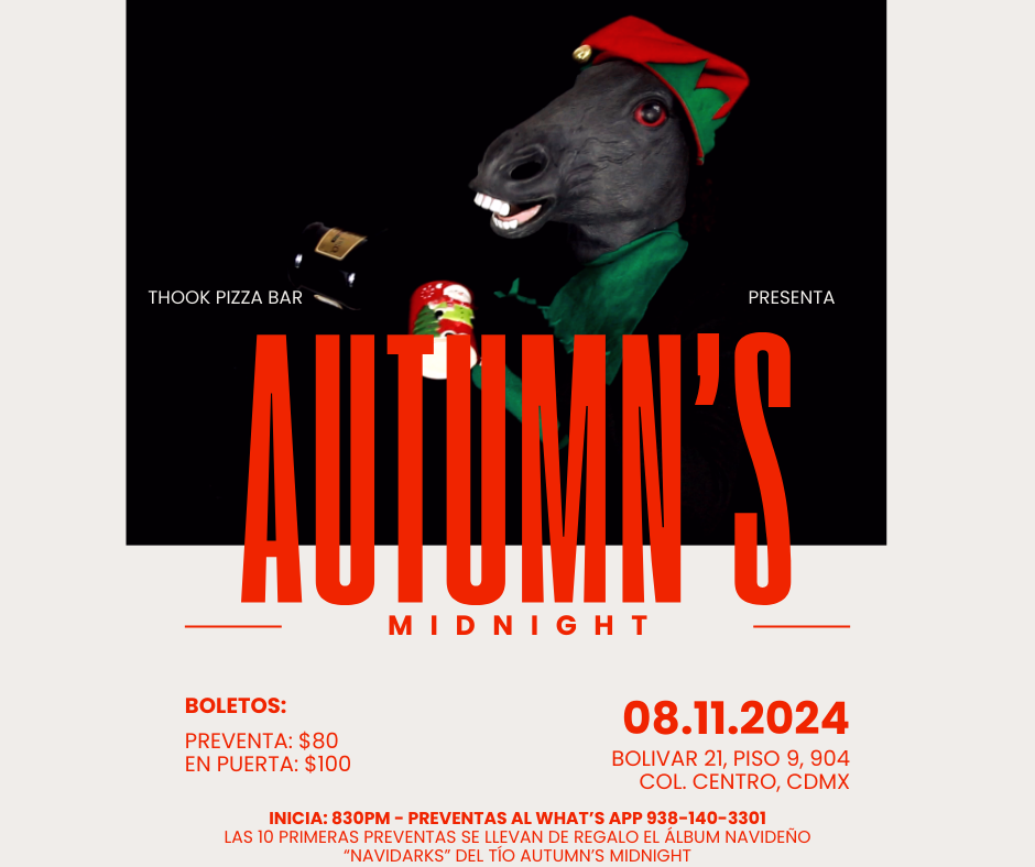 Autumn's Midnight presenta NAVIDARKS en CDMX | Autumn's Midnight
