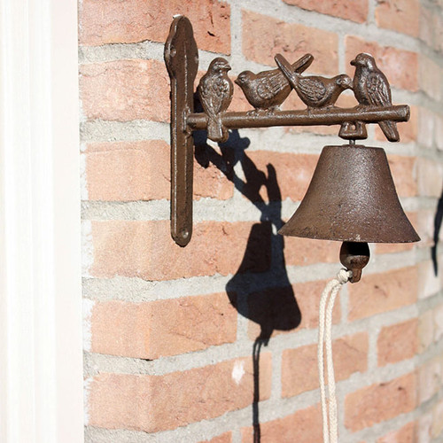 Esschert Cast Iron Bird Doorbell | Hunnicutt Outdoor Living
